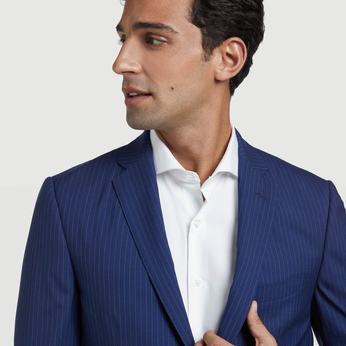 Slim Fit Business Striped Suit – Sacoor Brothers
