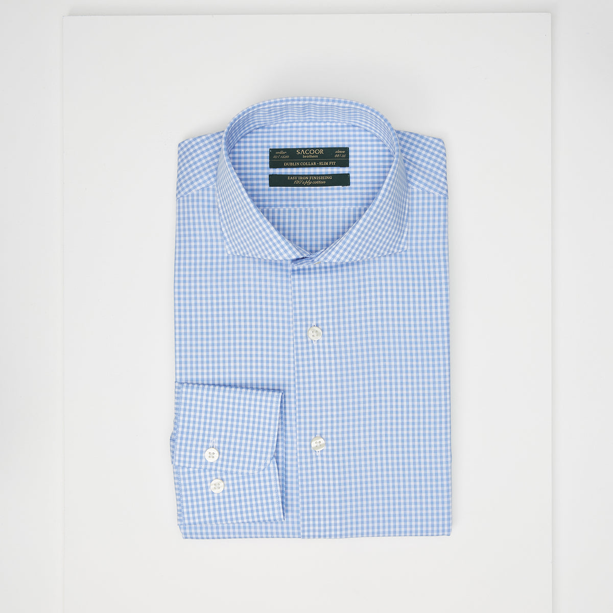 Men's Square Pattern Dublin Shirt – Sacoor Brothers