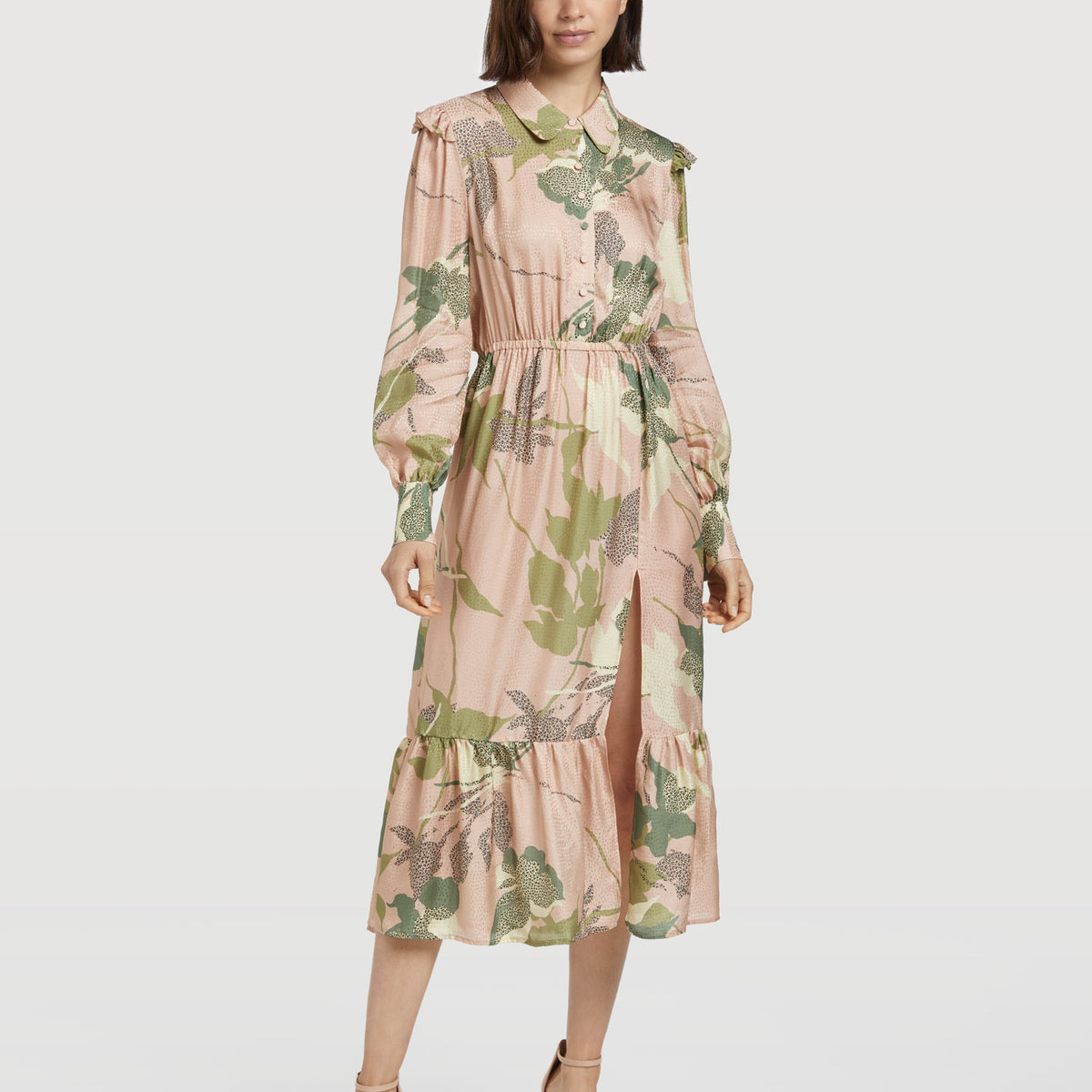 Printed Jacquard Dress – Sacoor Brothers